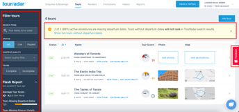 Operator Dashboard Layout