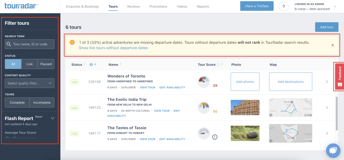 Operator Dashboard Layout