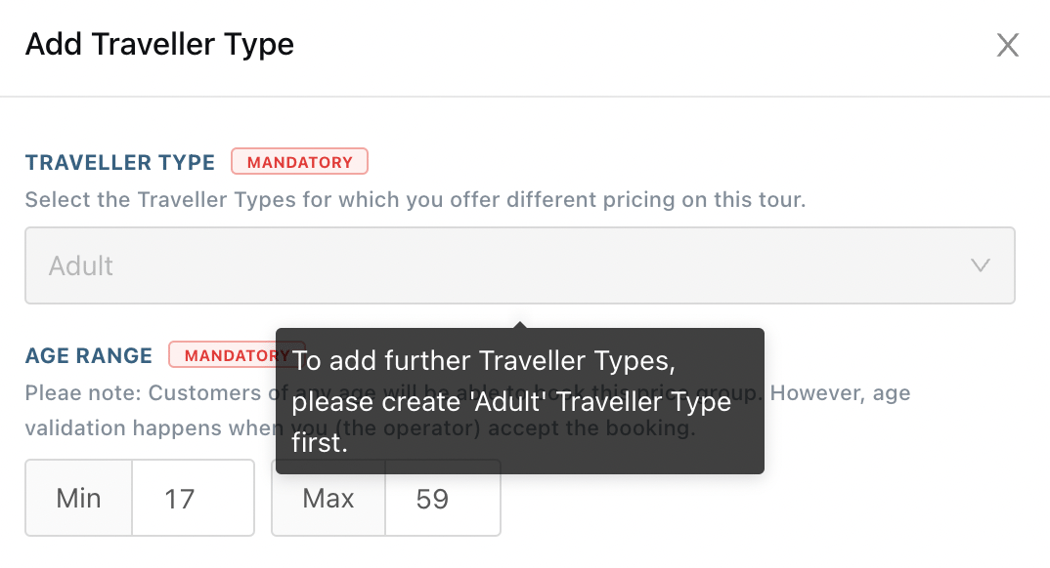How to Add Traveler Types?