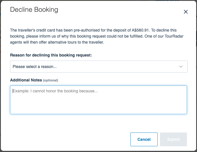 How to Manage a Pending Booking?