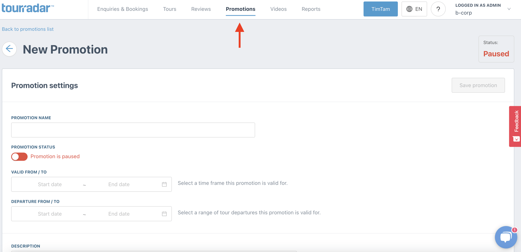 How to Add a Promotion?