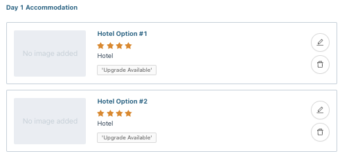 How to Add Accommodation Details to an Itinerary?