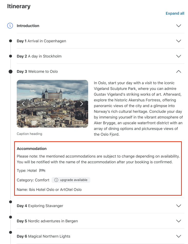 How to Add Accommodation Details to an Itinerary?
